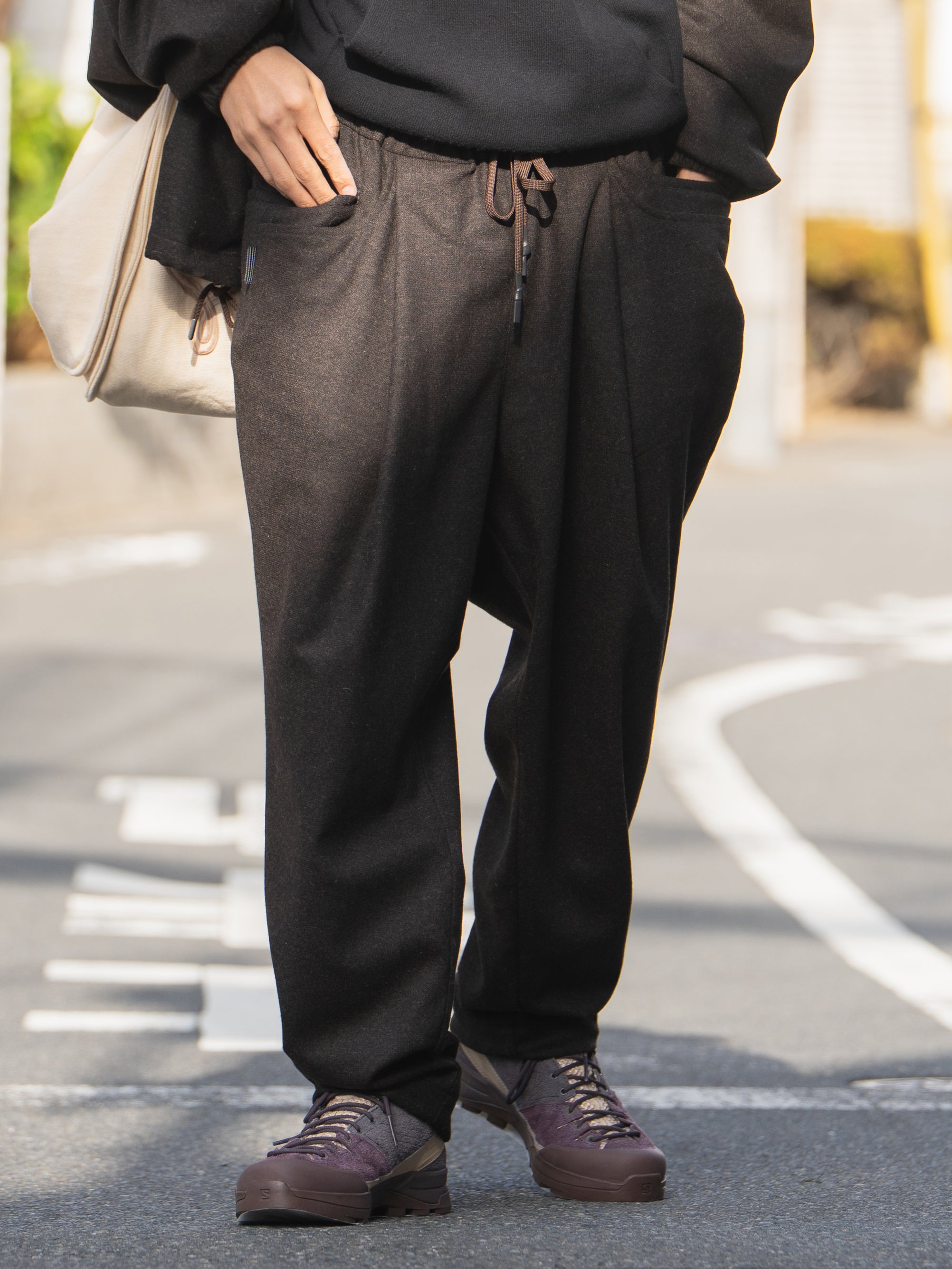 S.F.C - EXCLUSIVE WIDE TAPERED EASY PANTS for +81
