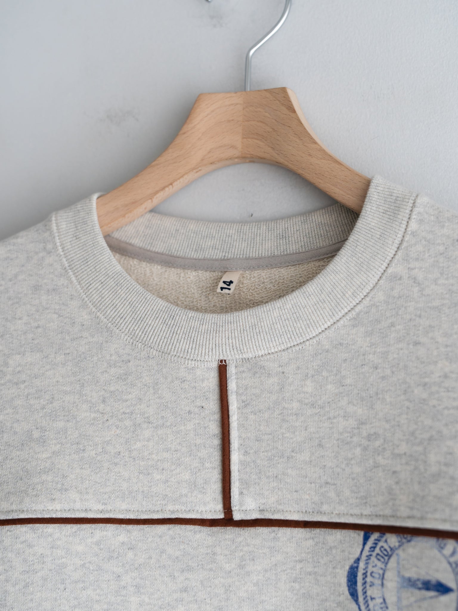 KHOKI - Leather-Trimmed Sweatshirt – +81